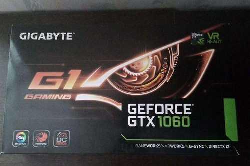 Видеокарта Gigabyte GeForce GTX 1060 6gb
