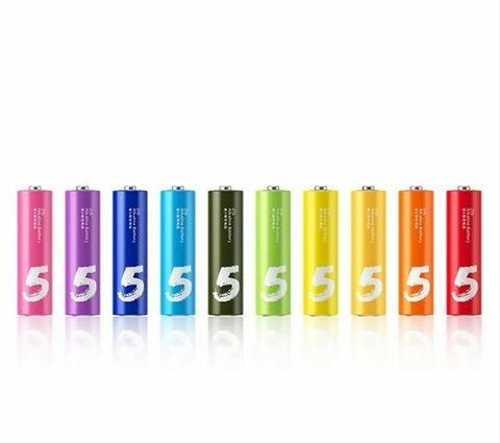 Батарейки Xiaomi ZI5-AA Rainbow Colors 10шт(новый)
