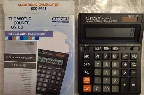 Продаю электронный калькулятор citizen SDC-444S