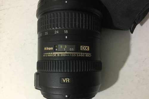 Nikon AF-S DX 18-200mm F3.5-5.6 G VR II ED Zoom-Ni
