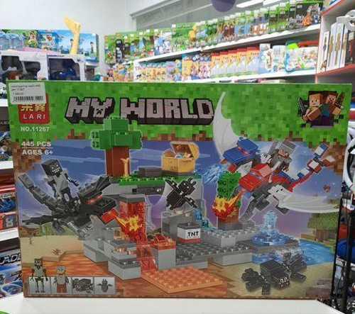 Конструктор лего майнкрафт my world lb313 крипер описание