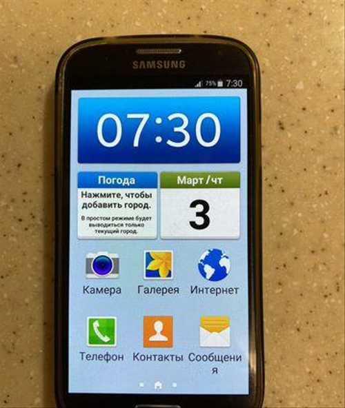 Телефон Samsung galaxy S4 GT-19500