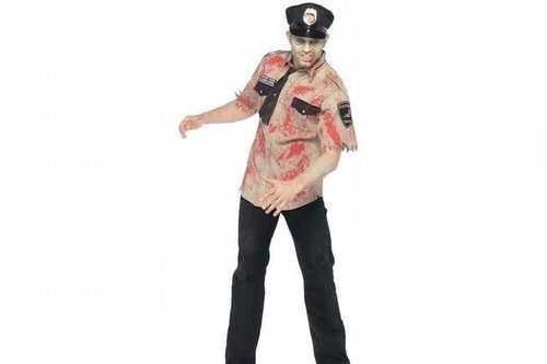Карнавальный костюм Полицейский-зомби взрослый