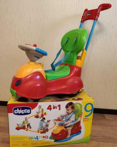 Машинка - каталка 4 в 1 chicco QU4ttro