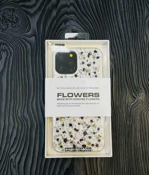 Чехол K-DOO flowers iPhone 12Promax small