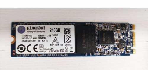 Ssd m2 240gb Kingston a400 SA400M8/240G