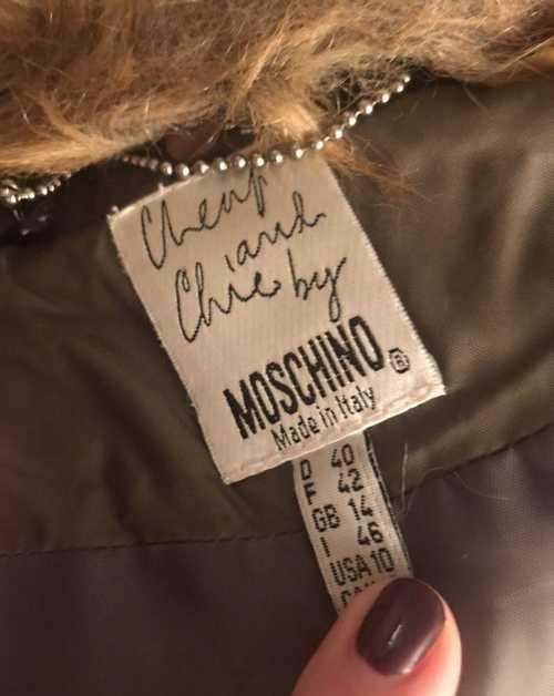 Зимний пуховик Moschino