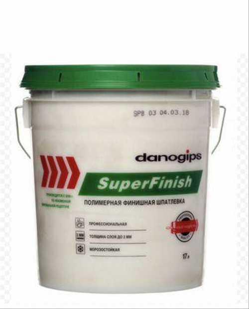 Шпаклевка готовая финишная danogips superfinish