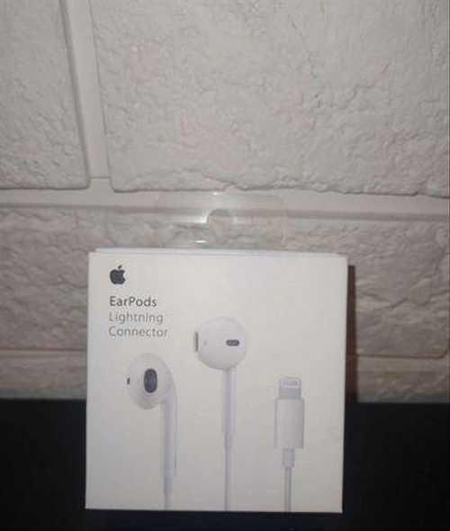 Наушники apple earpods lightning