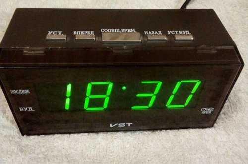 Часы - будильник электронный VST