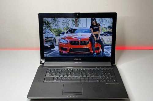 Мощный, металлический Asus. Экран 17.3, full hd
