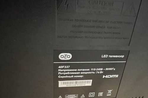 Телевизор olto телевизор 40f337