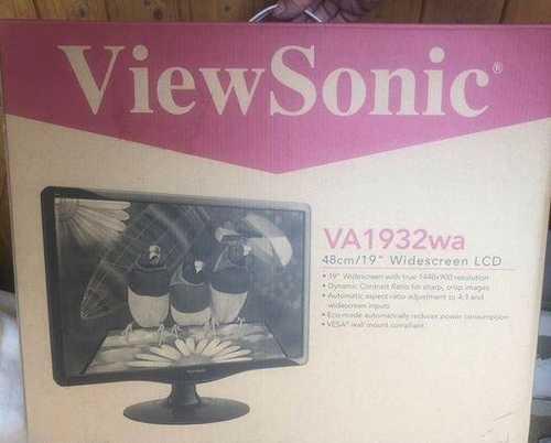 Монитор Viewsonic VA1932wa 19" новый, битый экран