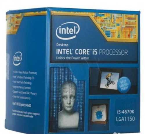 Процессор QuadCore Intel Core i5-4670K,BOX с кулер