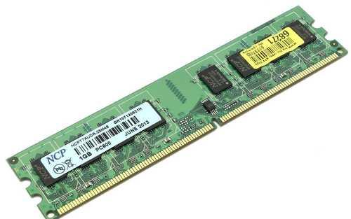 Оперативная память NCP DDR2 800 dimm 1Gb (ncpt7aud