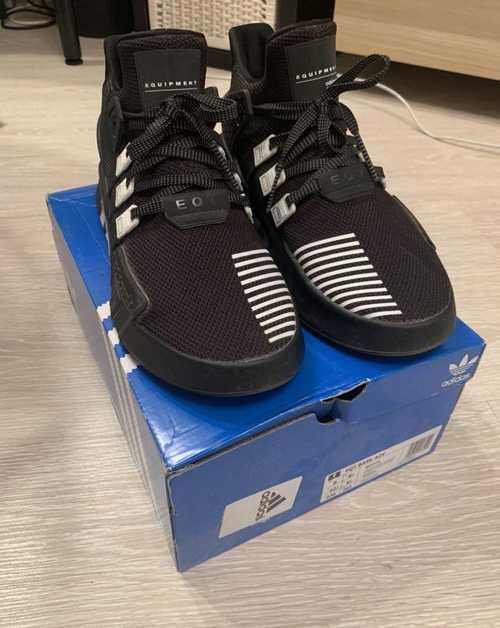 Кроссовки Adidas eqt bask adv (black reflective)
