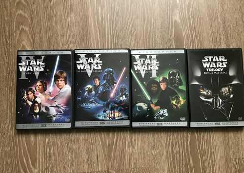 Star Wars, 4 DVD коллекционное изд., эп. 4,5,6