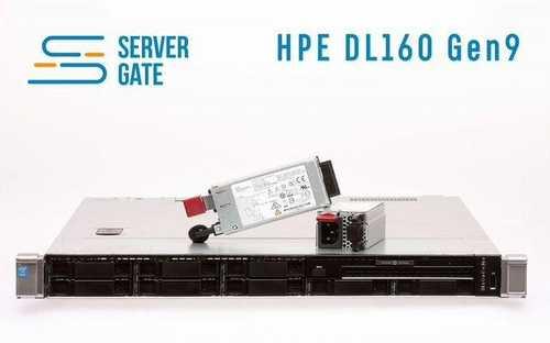Сервер HPE DL160 G9 8SFF 2x E5-2699v3 192GB H240