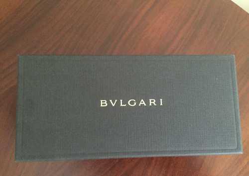 Брендовая коробка для очков bvlgari