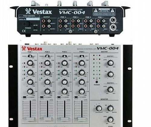 Микшерный пульт Vestax VMC 004 проф Dj сост идеал