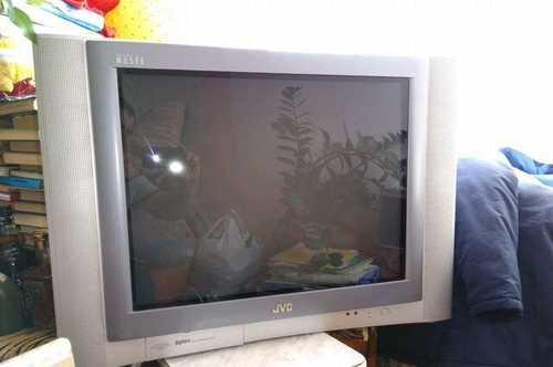Телевизор JVC, плоский экран