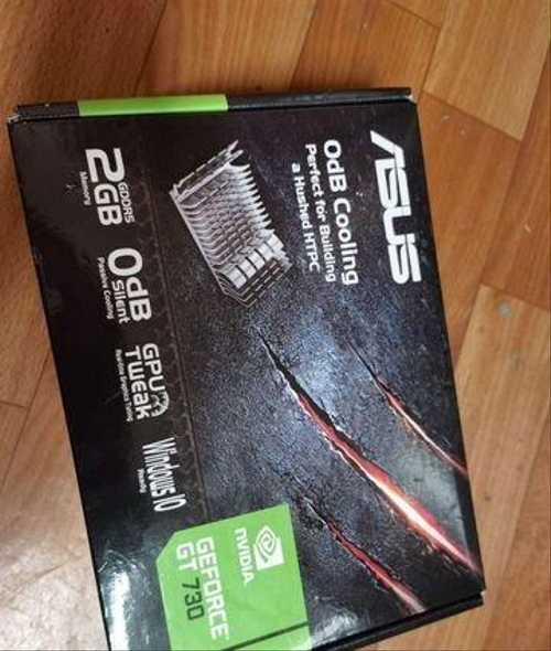 Видеокарта asus nvidia GeForce GT730 2gb gddr5