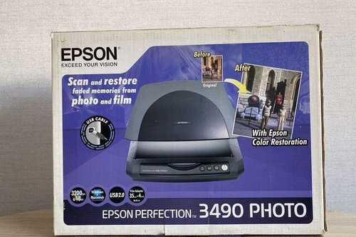 Сканер epson perfection photo 3490