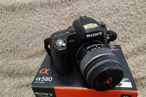 Зеркальный фотоаппарат sony alpha 580