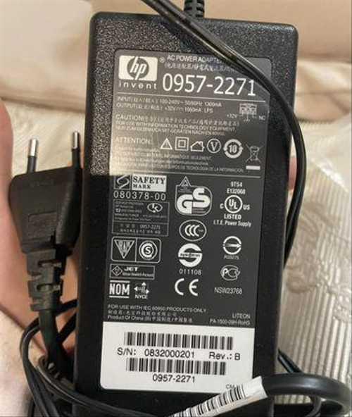 Hp power adapter 0957