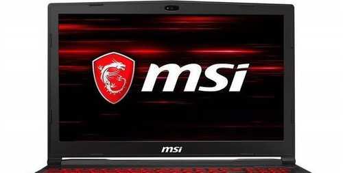 MSI 15.6 i5-8300H 4яд8пт GTX1050Ti/4 8Gb SSD+HDD