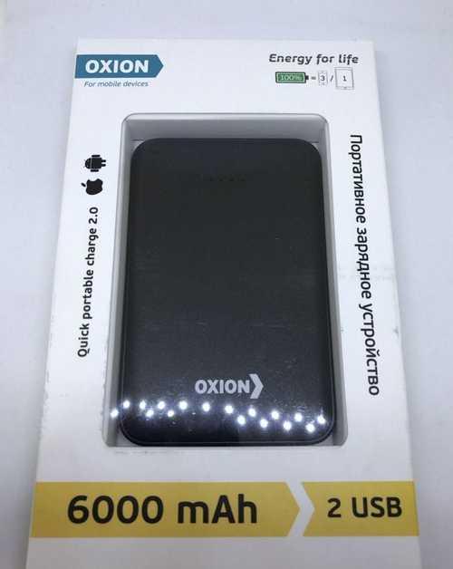 Power Bank Oxion 6000 mAh 2USB