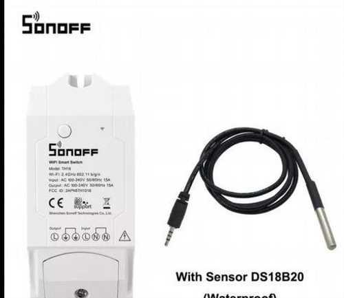 Wi-fi реле Sonoff с термодатчиком