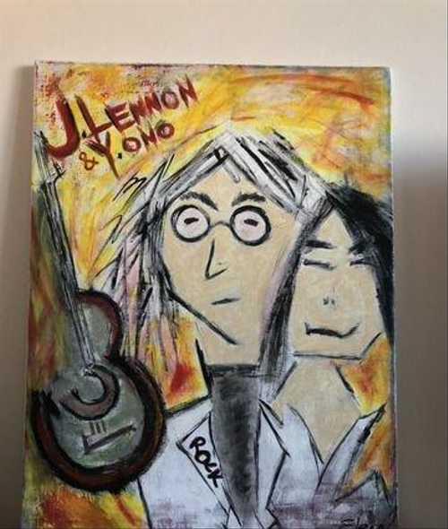 Картина J.Lennon Y.Ono