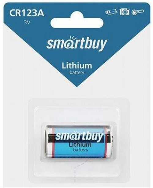 Батарейка CR123A Smartbuy BL1 Lithium 3V