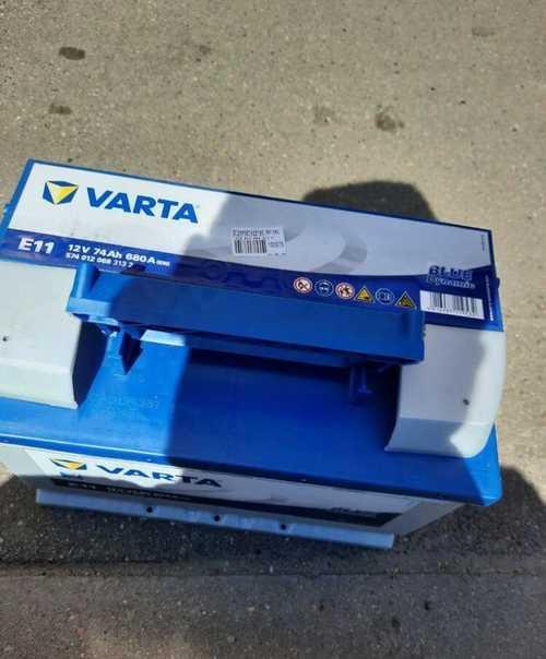 Аккумулятор Varta 12V 74ah 680A