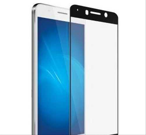 Защитное стекло (чёрная рамка) для Huawei Honor 6X