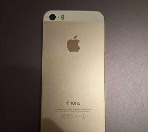Apple iPhone 5s 32Gb Золотистый + новый чехол