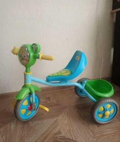 Велосипед детский трехколесный с ручкой картинки
