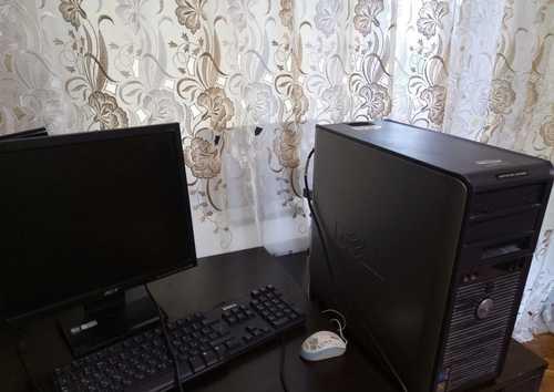 Процессор"Dell"+ монитор" Acer"+клавиатура "Dell"