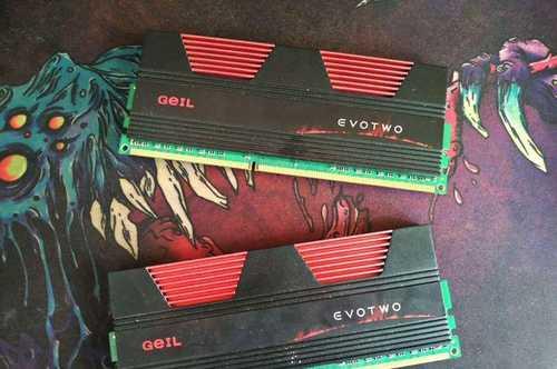 Оперативная память ddr3 geil evotwo 2400MHz 8GB