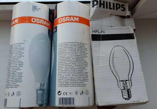 Лампа ртутная Osram Hql Mbf-u 250w и philips