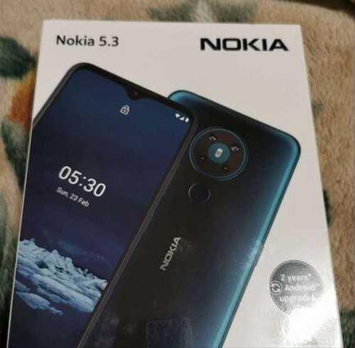 Смартфон Nokia 5.3 3/64GB Dual Sim, бирюзовый