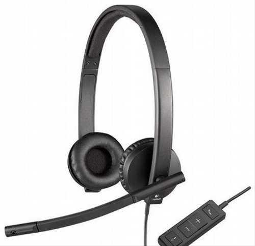 Компьютерная гарнитура Logitech USB Headset Stereo
