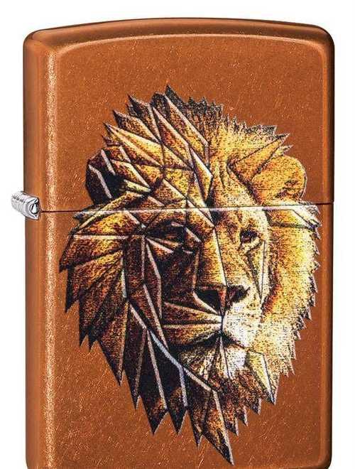 Зажигалка zippo Polygonal Lion Design