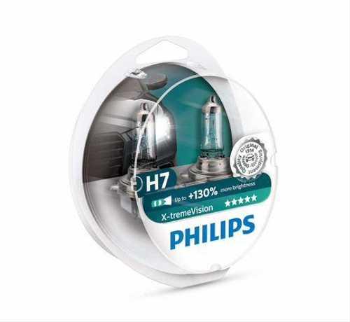 Автолампы H7 philips X-tremevision +130