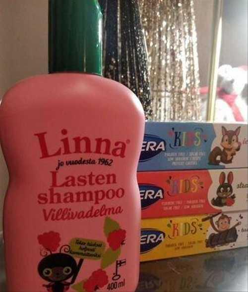 Детский шампунь из Финляндии Linna