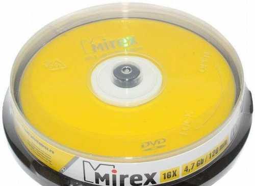 Диски (болванки), DVD-R, 4.7 Gb, 16x, 10 штук