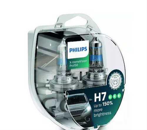 Автолампа philips H7 12V 55W +150 X-treme Vision P