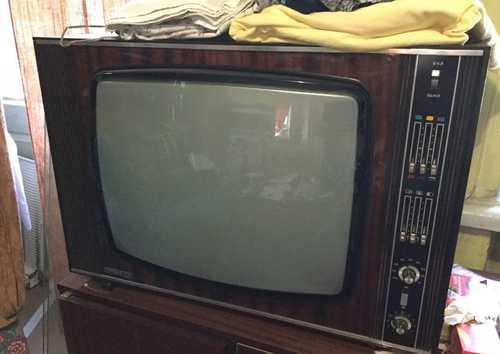 Старый телевизор Рубин 714