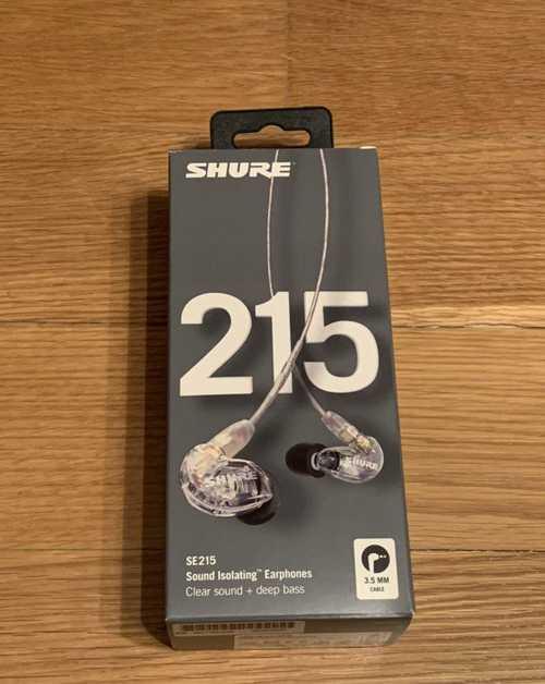 Наушники shure se-215 clear